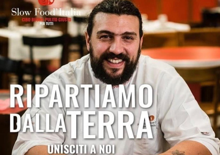 Chef Cristian Borchi uomo immagine di Slow Food Italia